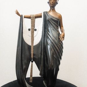Erte | Art | Erte Sophisticated Lady Bronze Sculpture | Poshmark